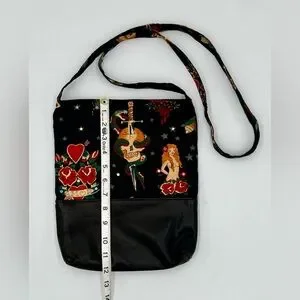 Alexander Henry | Bags | Alexander Henry Tattoo Fabric And Leather ...